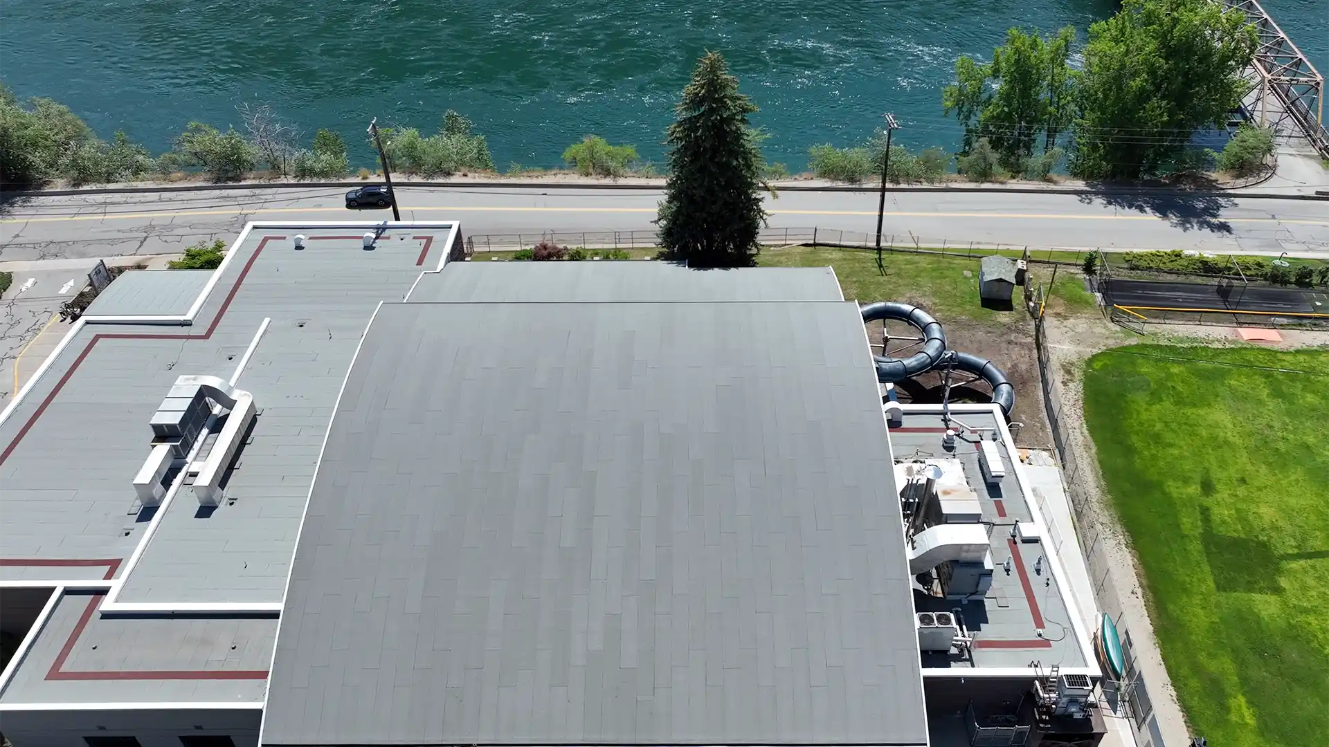 Trail Aquatics & Leisure Centre Roof Replacement | BF Roofing Ltd.